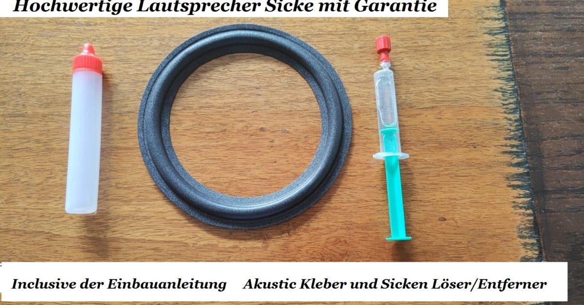 JBL SCS 75 Subwoofer Hochwertiges Schaumgummi Sicken Kit mit… – Sicken ...